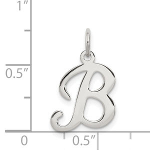 Tiley & Bells | Jewelry | Sterling Silver Rhodiumplated Stamped Letter ...